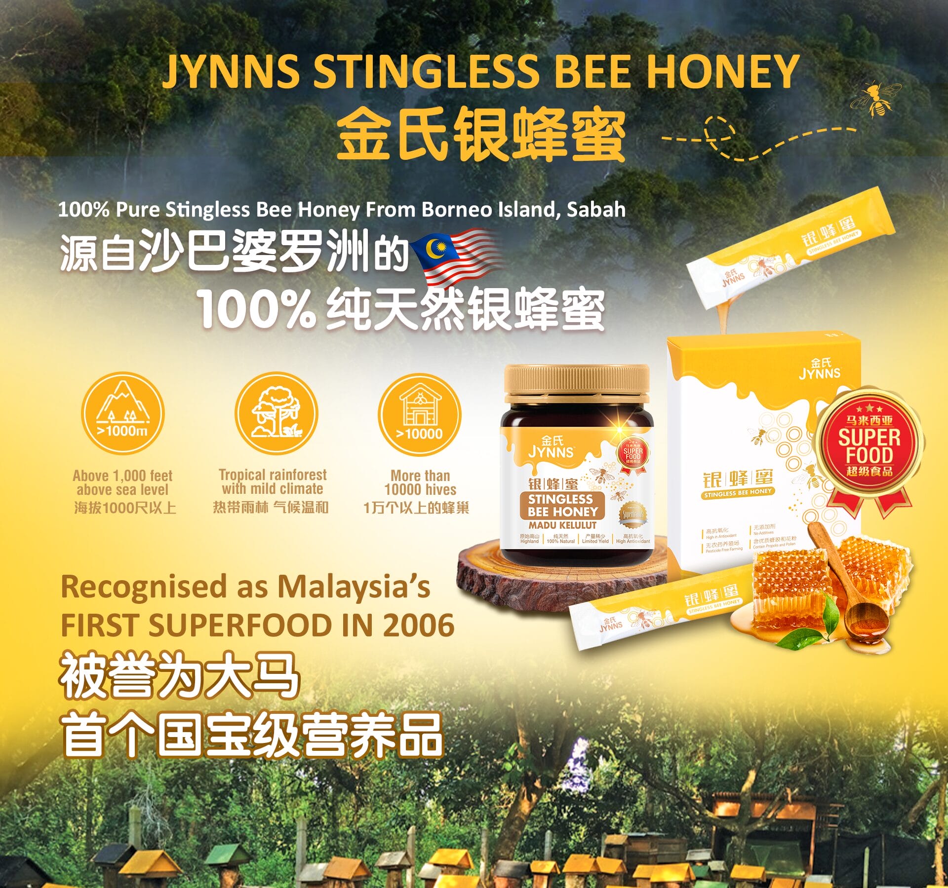 JYNNS Stingless Bee Honey – JYNNS Singapore